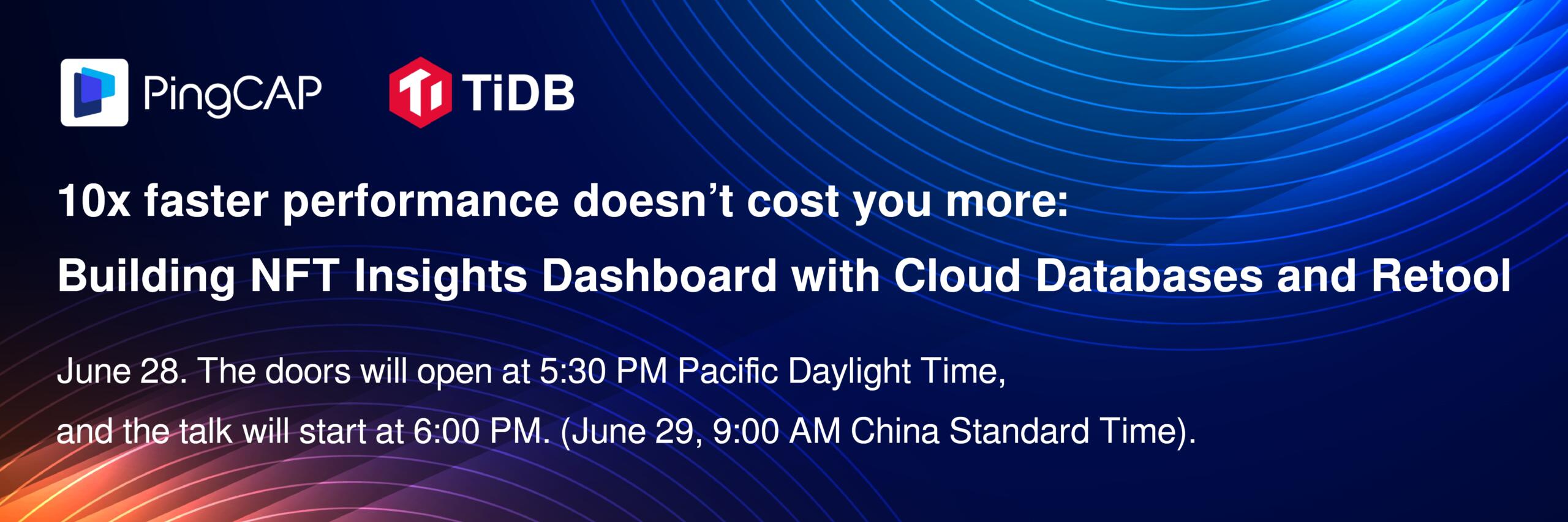 10x faster performance does't cost you more: Building NFT Insights ...