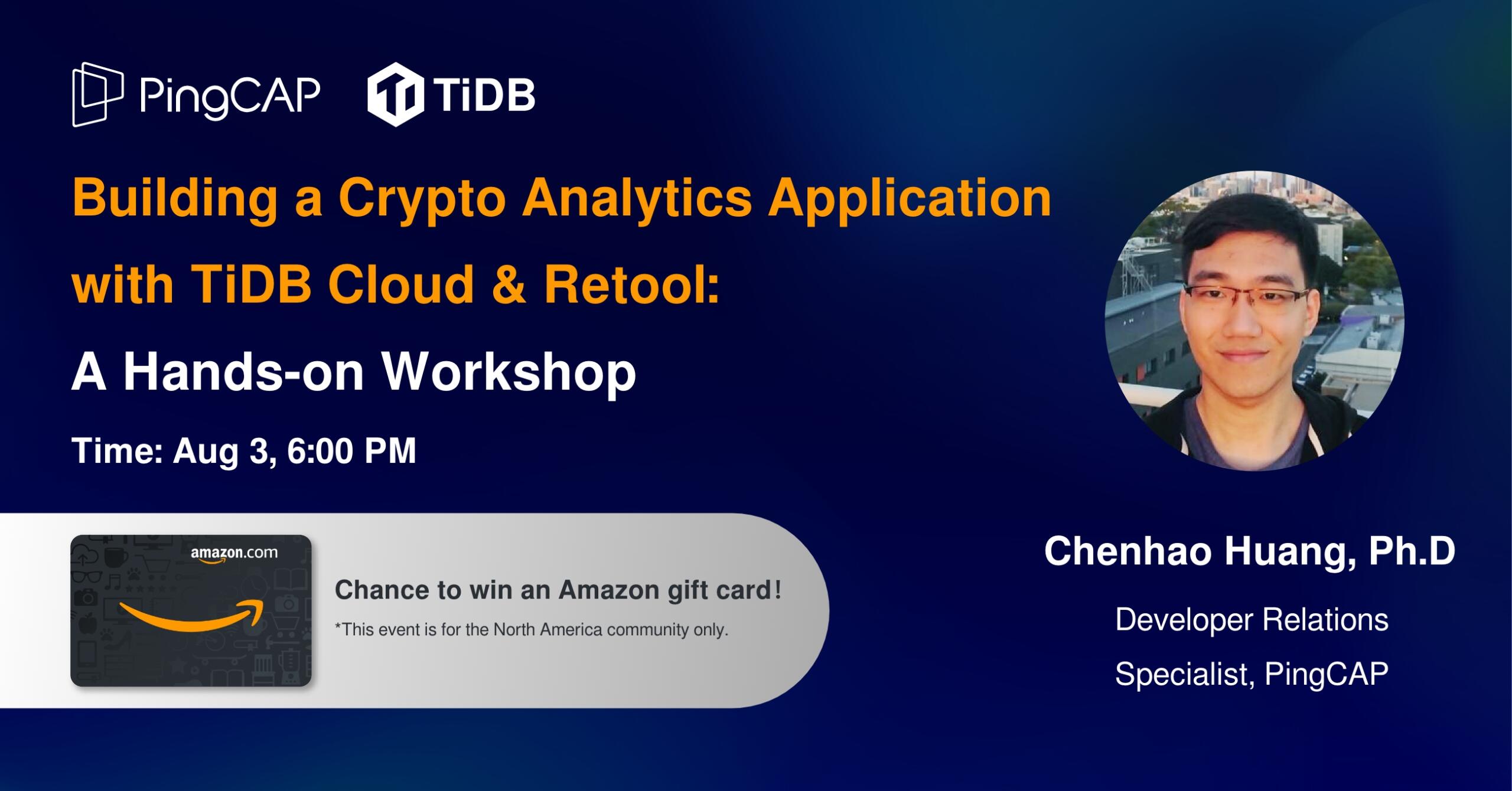 Building a Crypto Analytics Application with TiDB Cloud & Retool