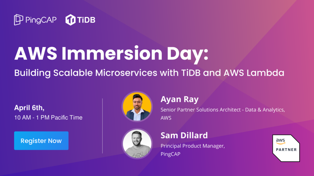 Building Scalable Microservices With Tidb And Aws Lambda