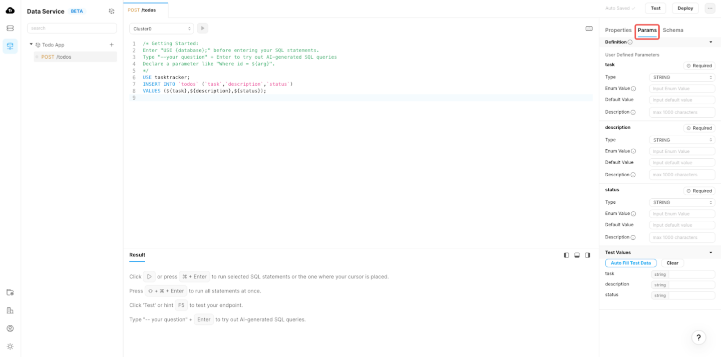 Building Data-driven Backend with TiDB Cloud Data Service