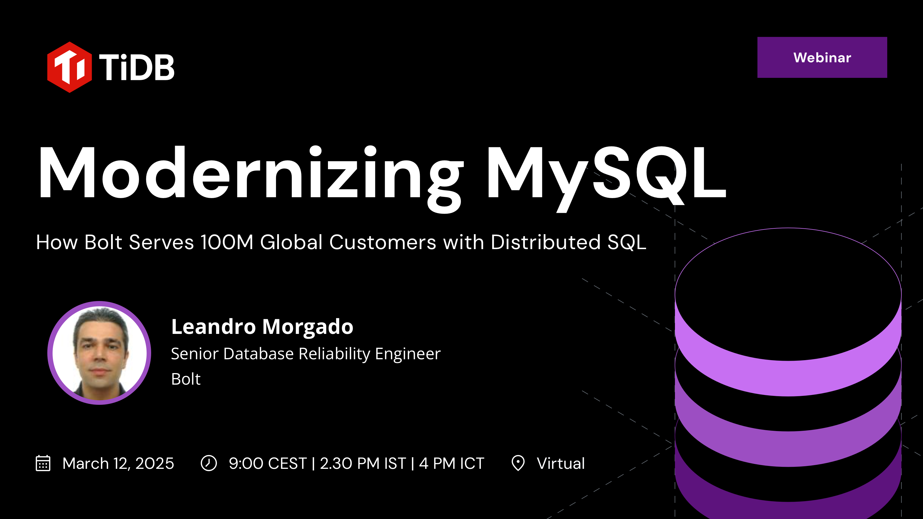 How Bolt Serves 100M Global Customers with Distributed SQL | TiDB