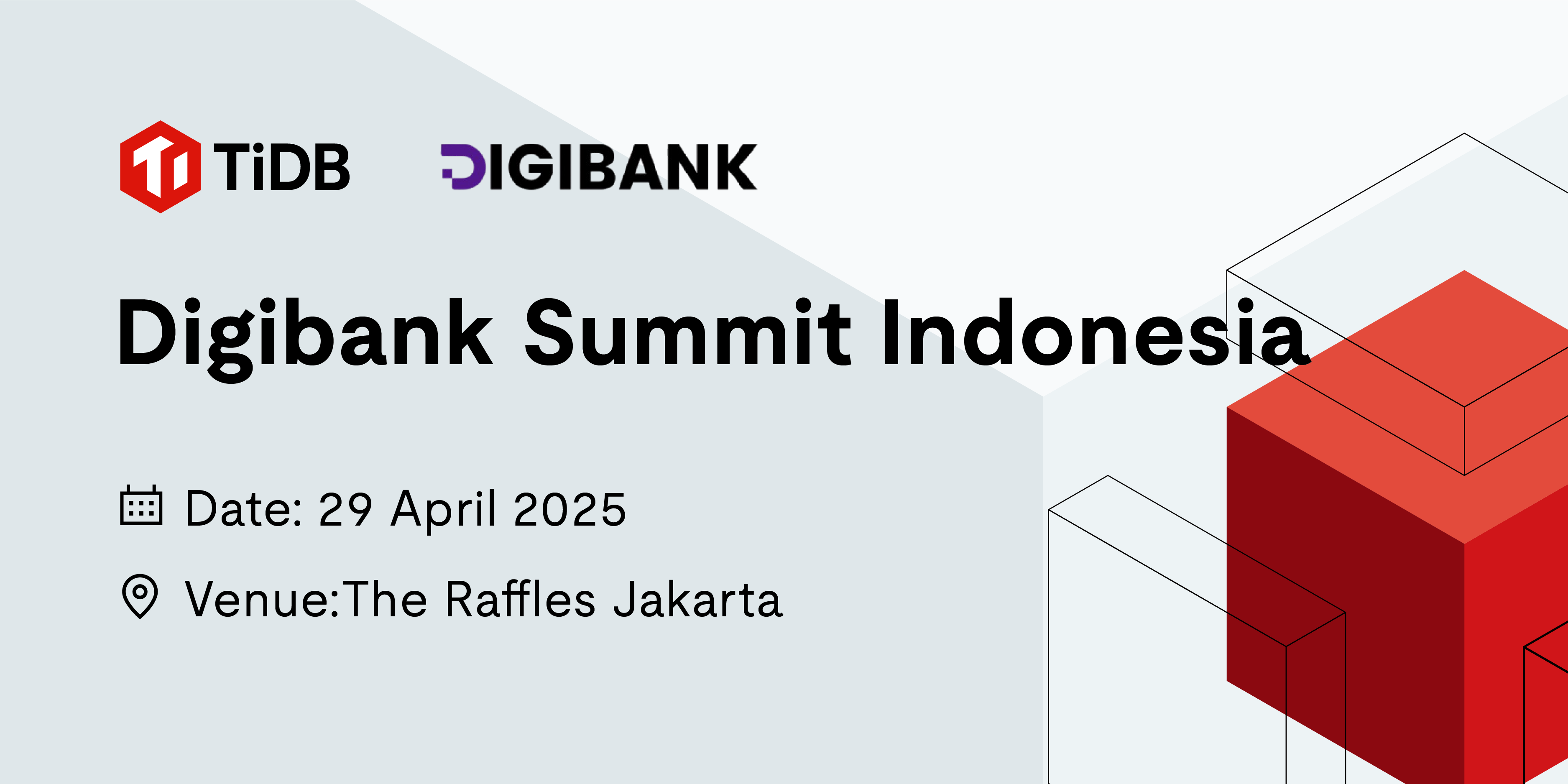 Join TiDB at the DigiBank Summit Indonesia 2025!