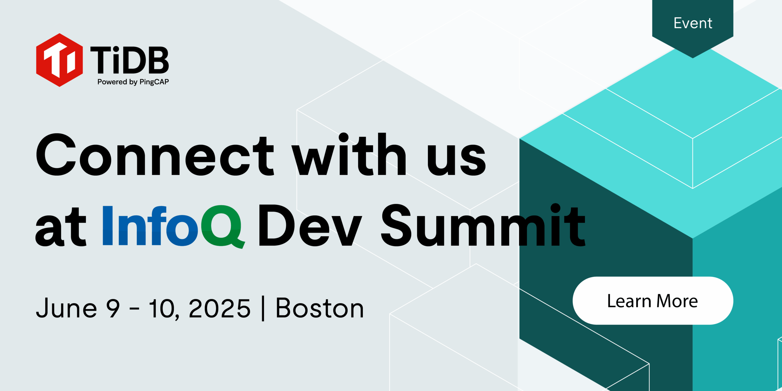 TiDB at InfoQ Dev Summit Boston 2025 | TiDB