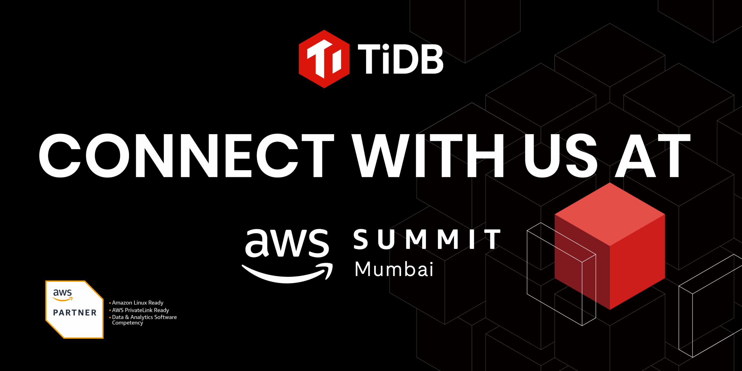 Join TiDB at AWS Summit Mumbai 2025
