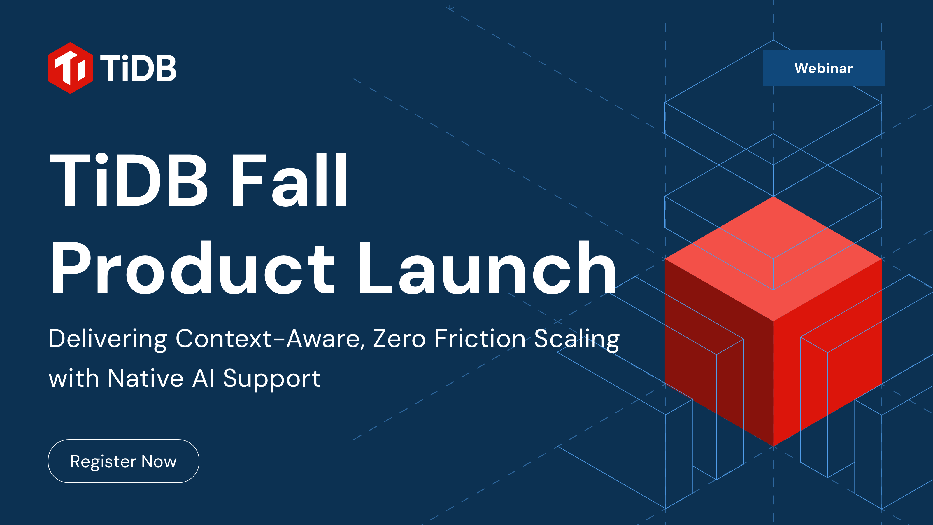 TiDB Fall Launch: Context-Aware, AI-Native Distributed SQL