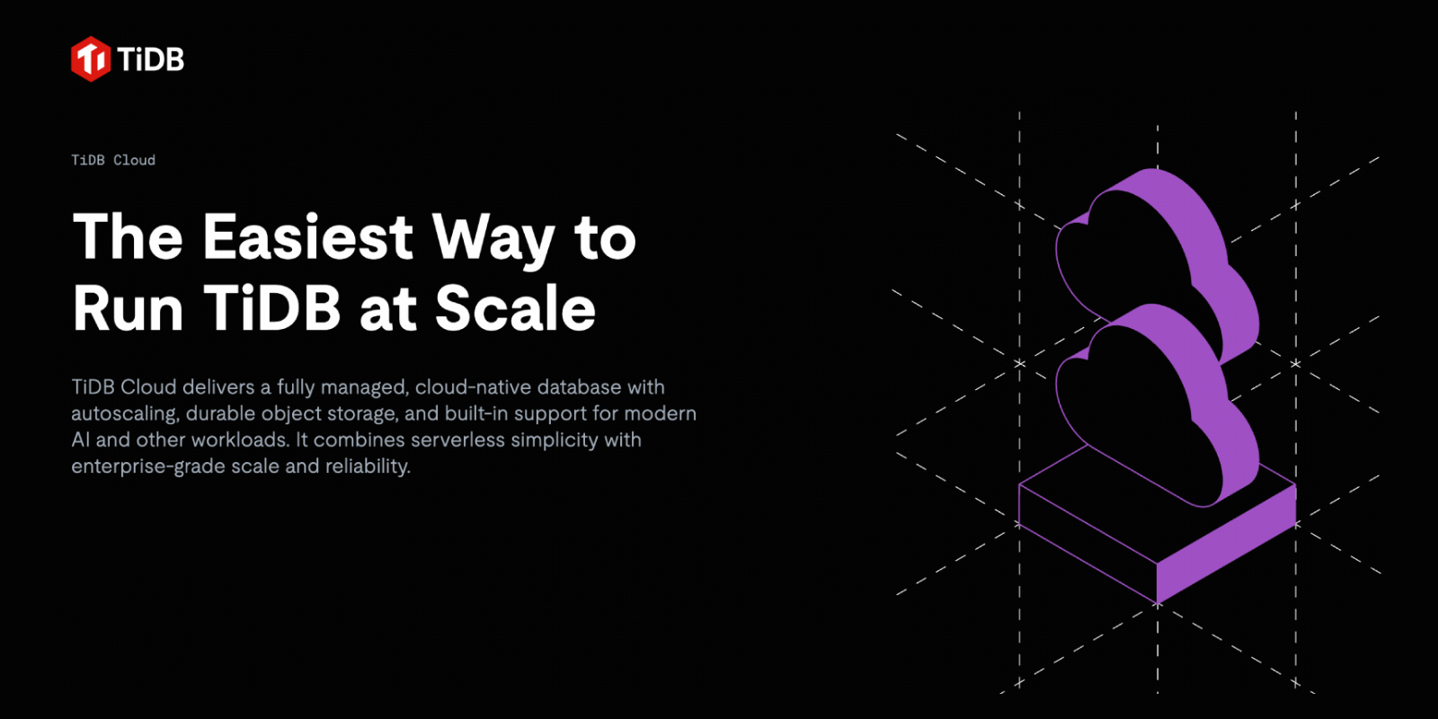 TiDB Cloud — Cloud Database for Scale & Real‑Time AI